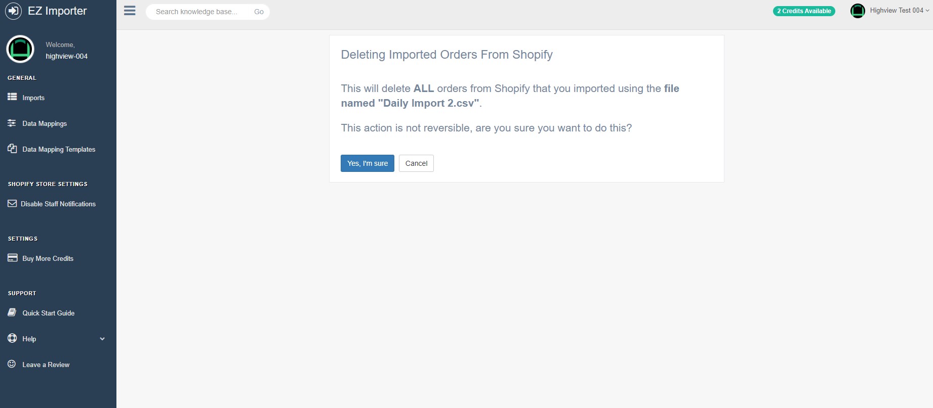 EZ Importer Documentation | Highview Apps